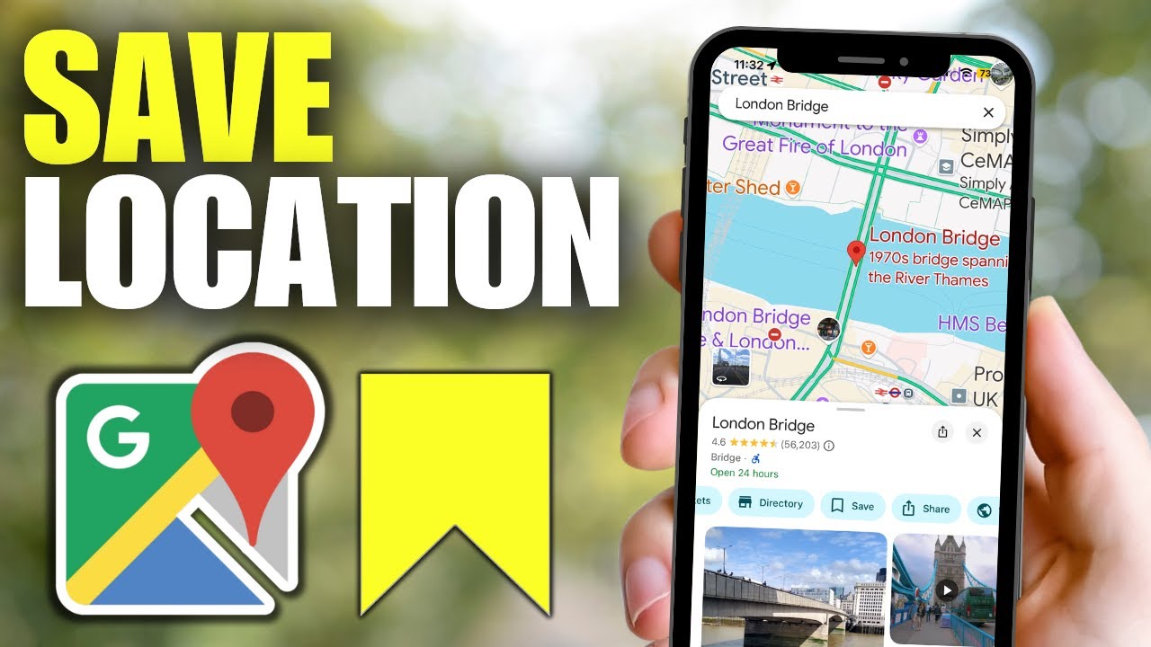 How To Save Location on Google Maps (Mobile) - YouTube