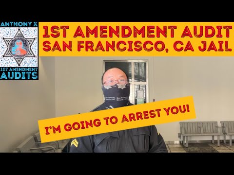 1st Amendment Audit San Francisco, CA JAIL - YouTube