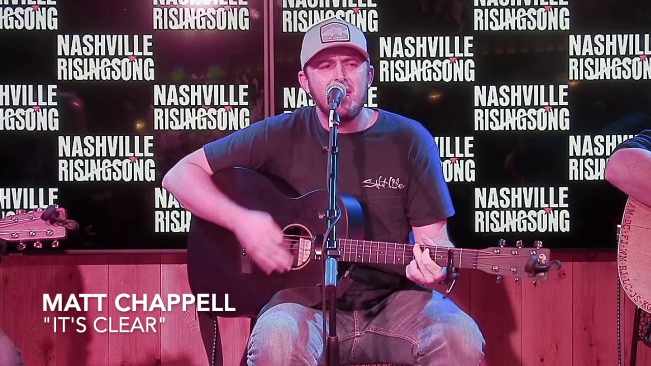 "It's Clear" Matt Chappell at Nashville Rising Song - YouTube