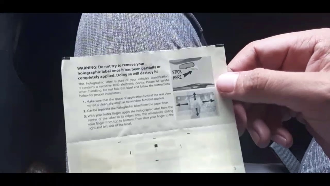 How to Install LTO RFID Sticker - YouTube