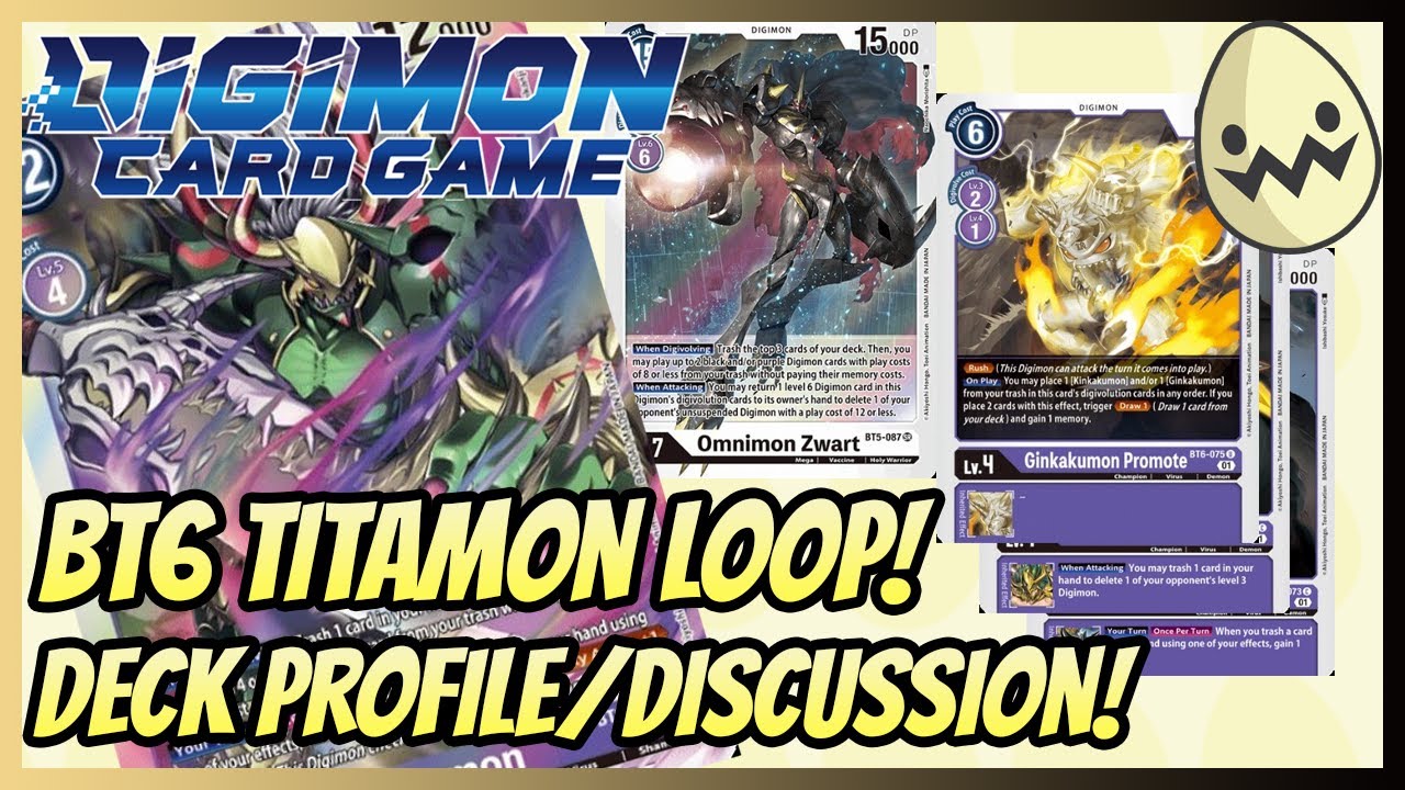 Digimon Card Game: BT6 Titamon Loop! Deck Profile/Discussion!!! - YouTube