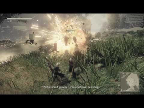 Nier: Automata Route B - The Forest Kingdom: Medium Quadruped, Hacking ...