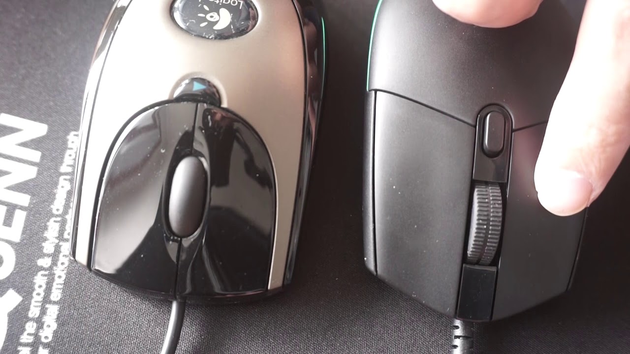 Mouse Click Logitech G1 vs G102 - YouTube
