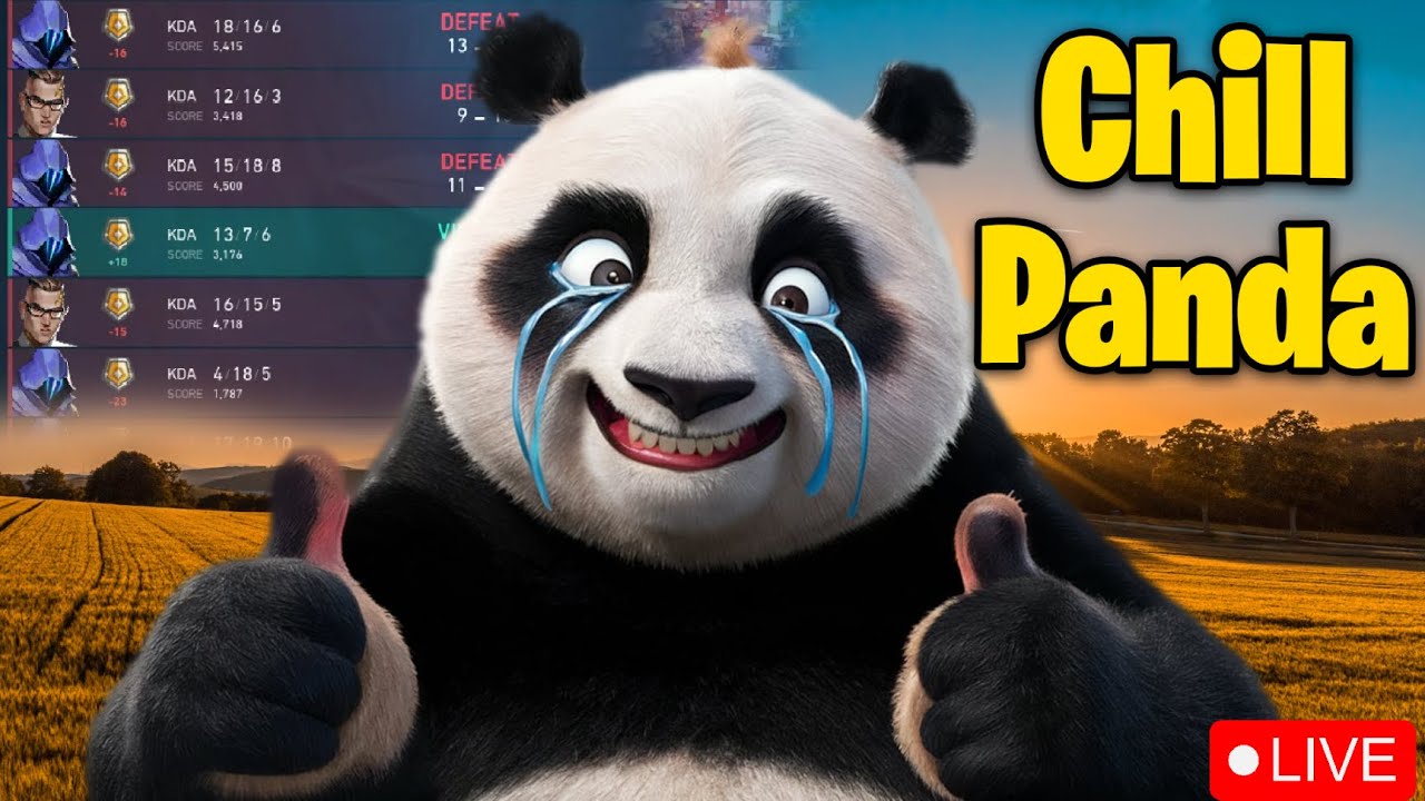 Noob Panda on chill mode| Journey to somewhere #valorantlive - YouTube