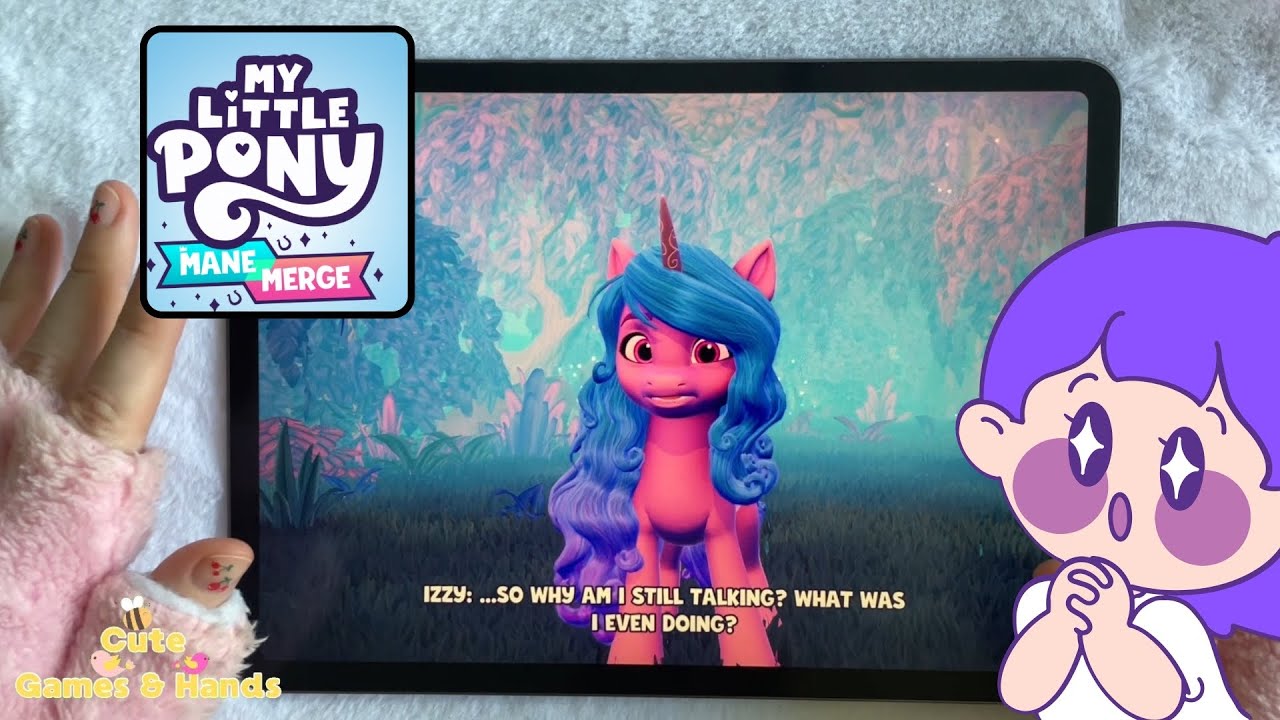 iPad Gameplay Mane Merge | Baby Unicorn Izzy Saves the Magical Forest ...