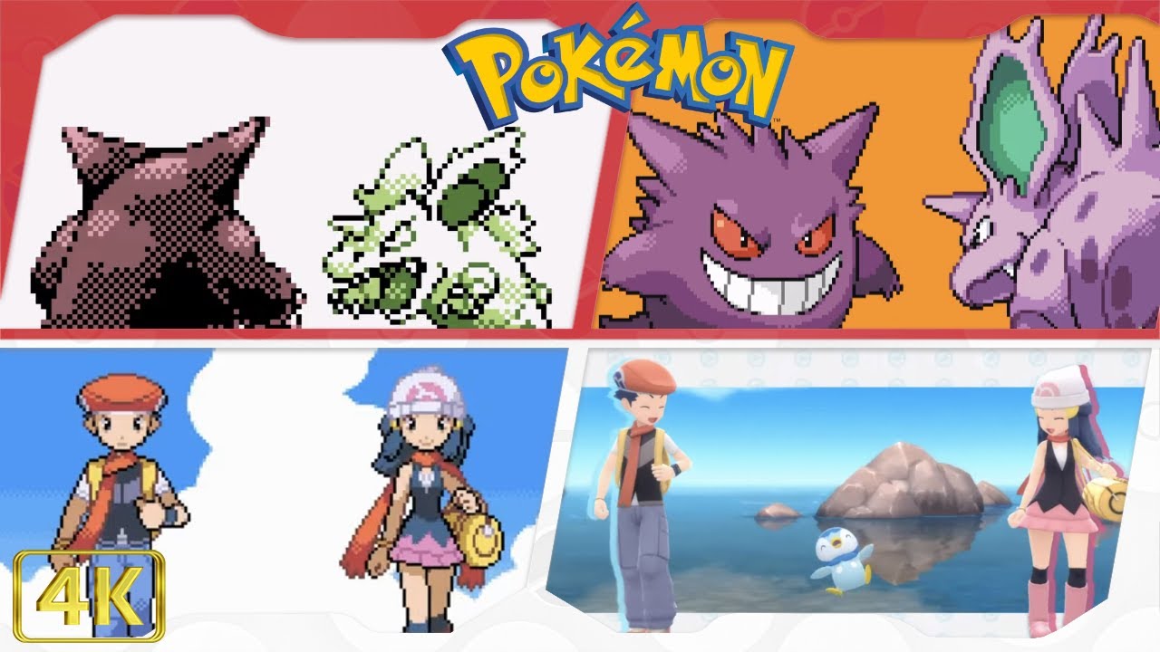 Evolution of Pokemon: Title Screens & Openings ⁴ᴷ (1995 - 2019) [34 ...