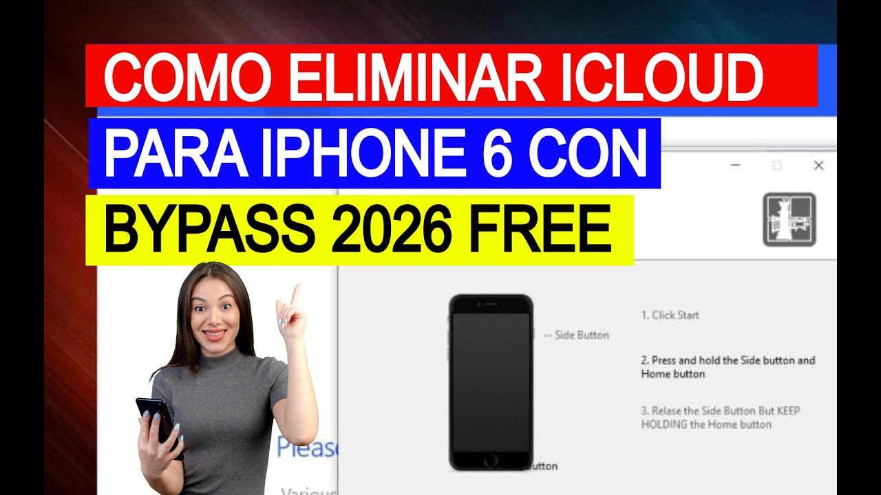 Desbloqueo iCloud iPhone 6 / 6plus gratis! 2024 Bypass Gratis - YouTube
