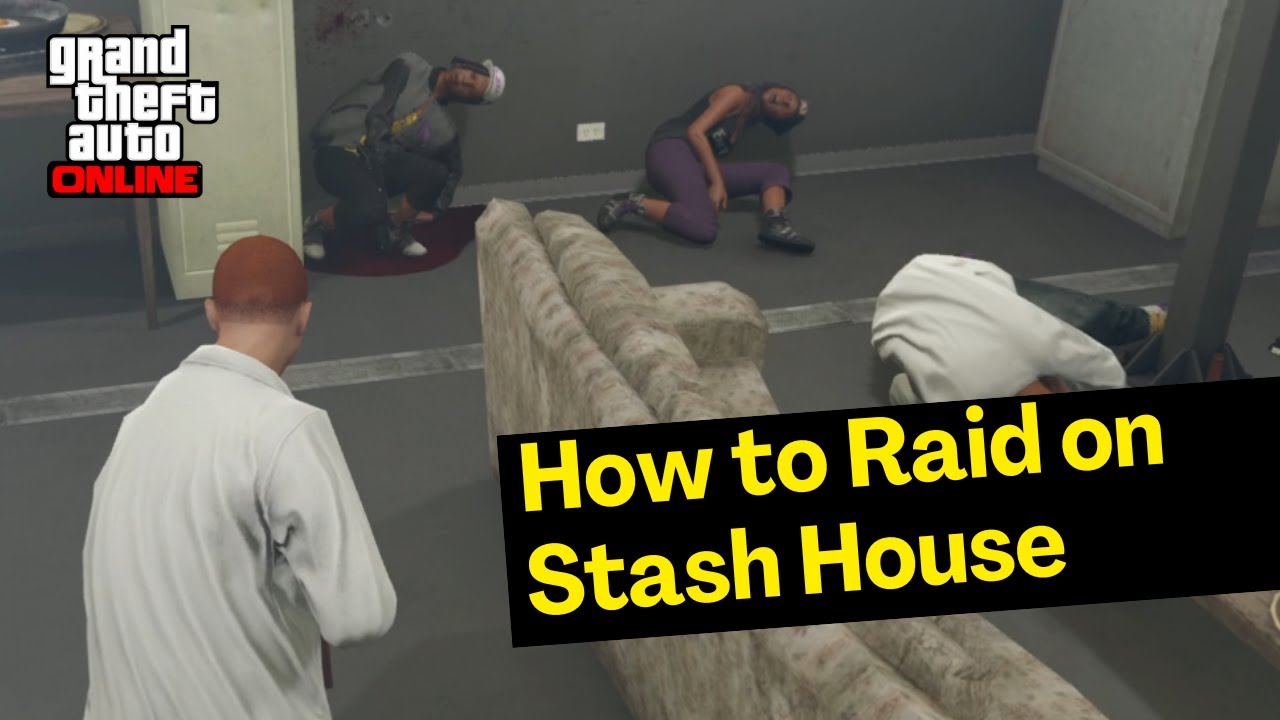 How to Raid on Stash House in GTA Online - YouTube