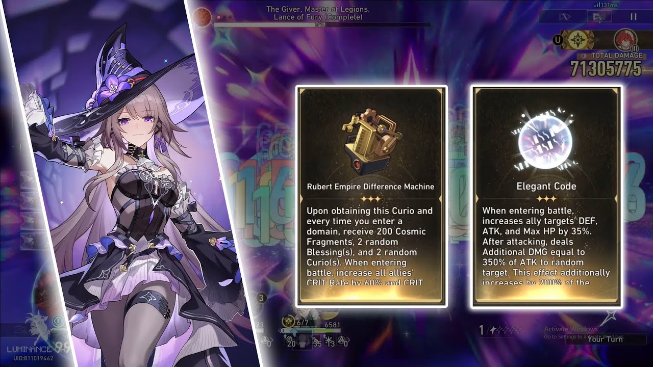 The Herta with Rubert Curio Protocol 6 | DU Protean Hero Ordinary - YouTube