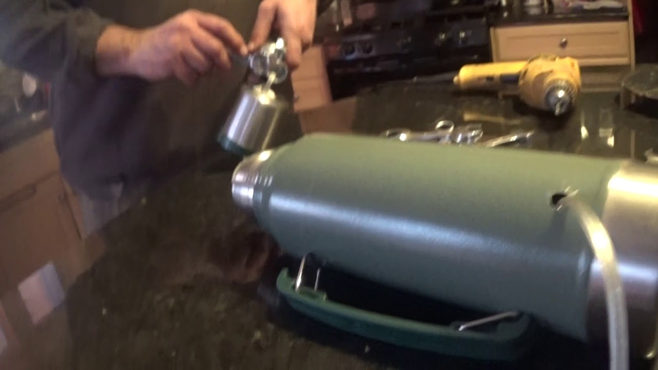how to make a Stanley Thermos lamp - YouTube