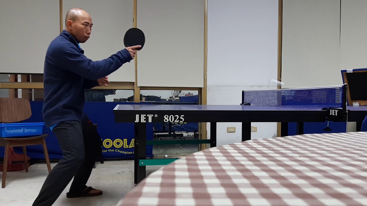 1205 table tennis forehand loop 2 - YouTube