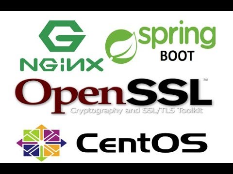 [NGINX SSL & SPRING BOOT SSL] 1.openssl & nginx install example - YouTube