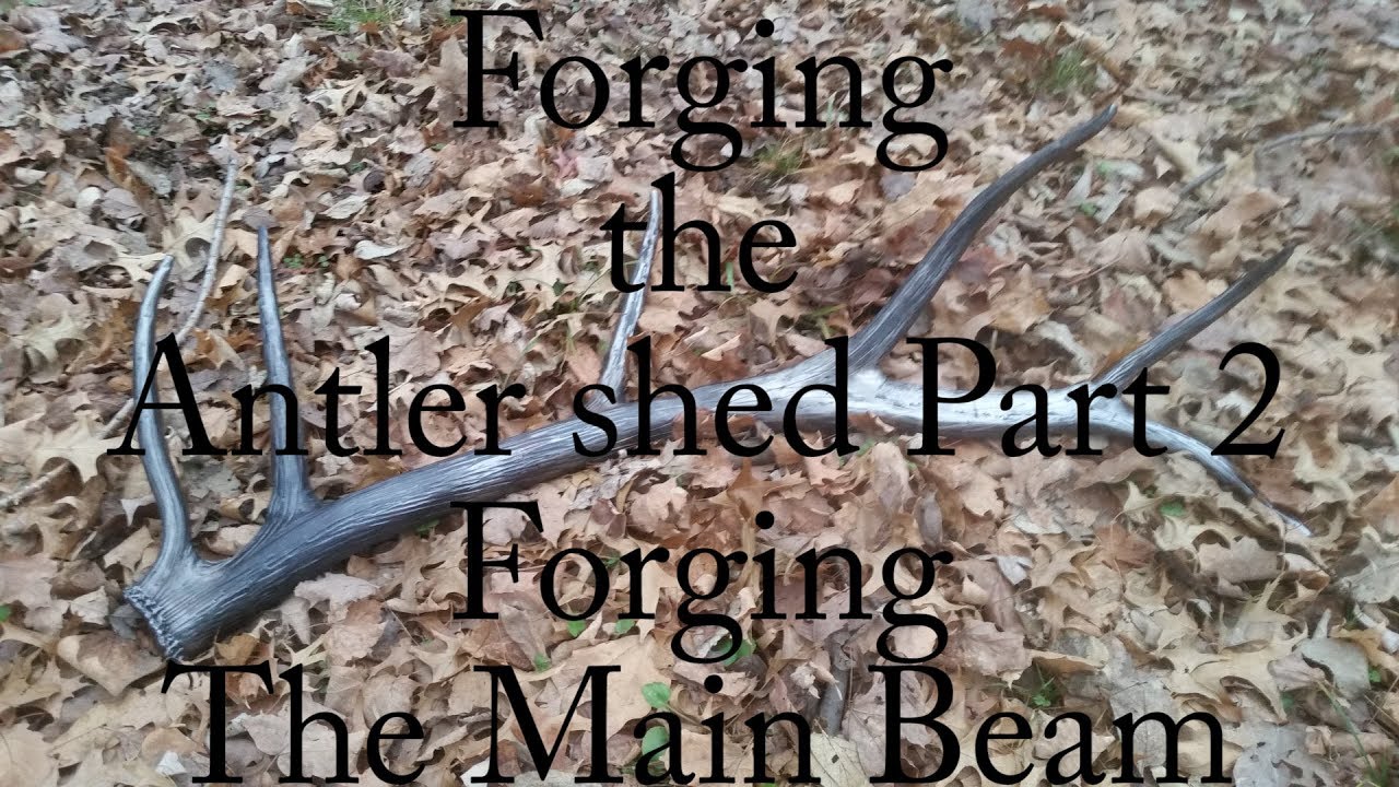Elk Antler Shed 2 - Forging the Main Beam - YouTube