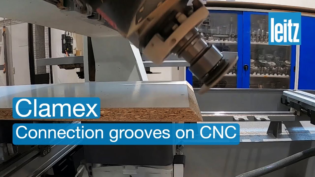 How to process Clamex connection grooves on a CNC machine #cnc # ...
