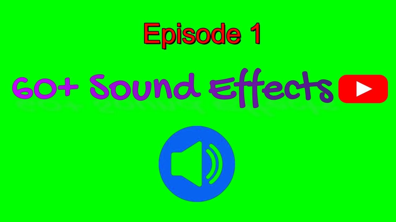 60+ royalty free sound effects for video editing - episode 1 - YouTube