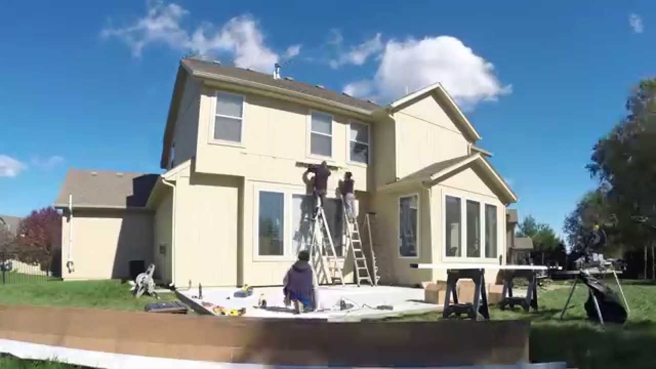 Patio Build - Phase 3a - YouTube