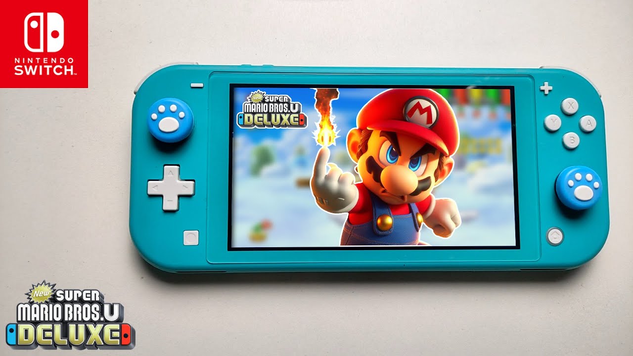 New Super Mario Bros. U Deluxe Land Of Flying Blocks - YouTube