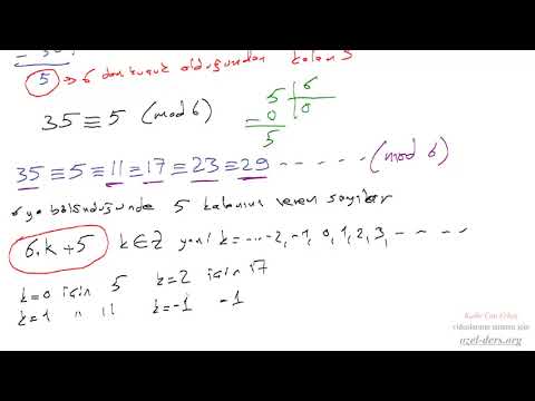 Matematik - Modüler Aritmetik - 1