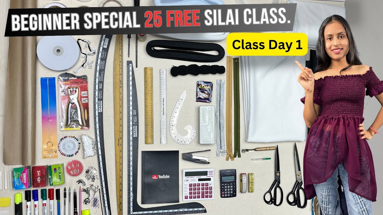 Beginner Special Free Silai Class. Basic Stitching Knowledge (Class-1 ...