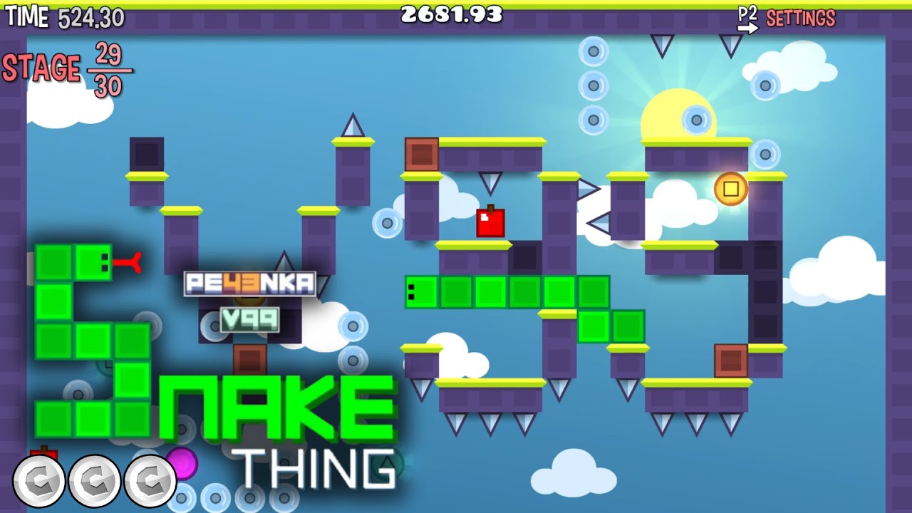 Geometry Dash (Plat.) - Snake Thing by V99 (Hard Demon + Coins) - YouTube