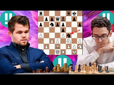False chess game | Fabiano Caruana vs Magnus Carlsen 8 - YouTube