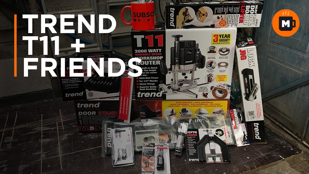 Trend T11 Router along with many other Trend related gear. An unboxing ...