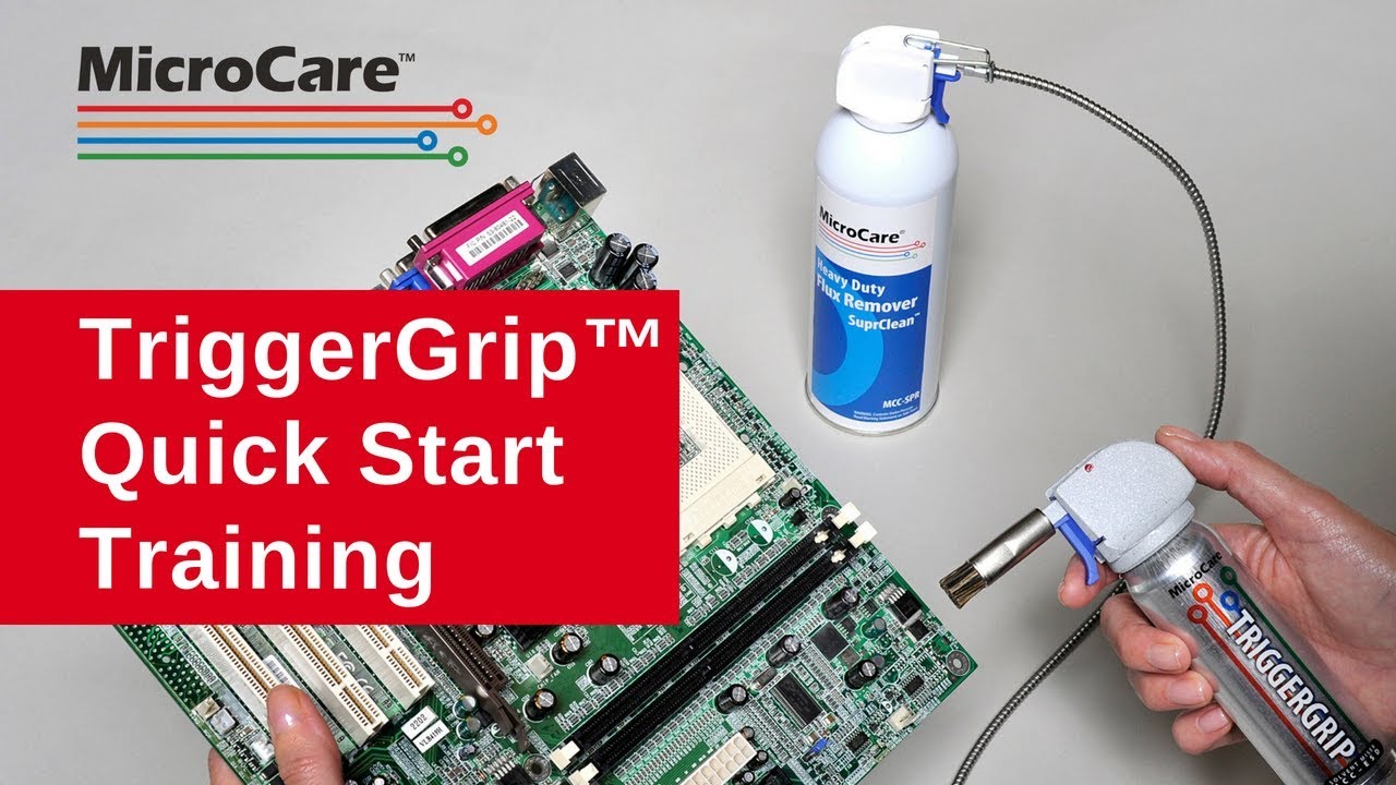 TriggerGrip Quick Start Training for PCB Cleaning - YouTube