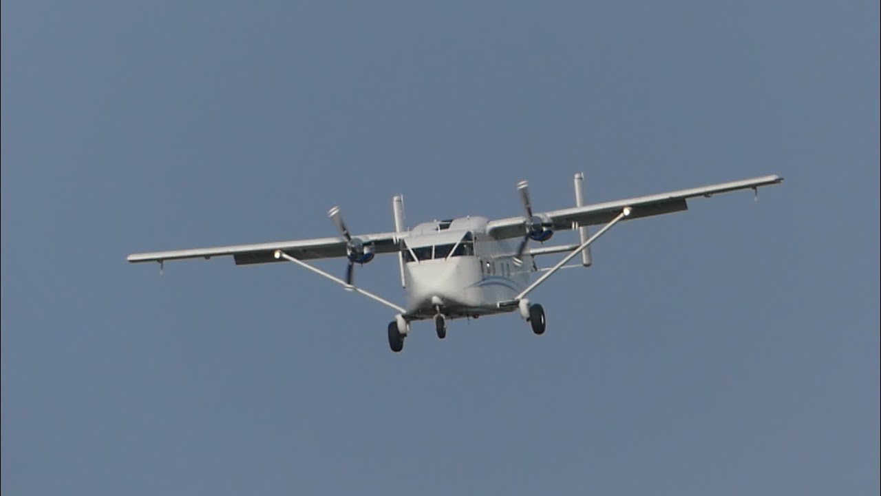Shorts SC7 Skyvan Arriving at RAF Brize Norton, With surprise at the ...
