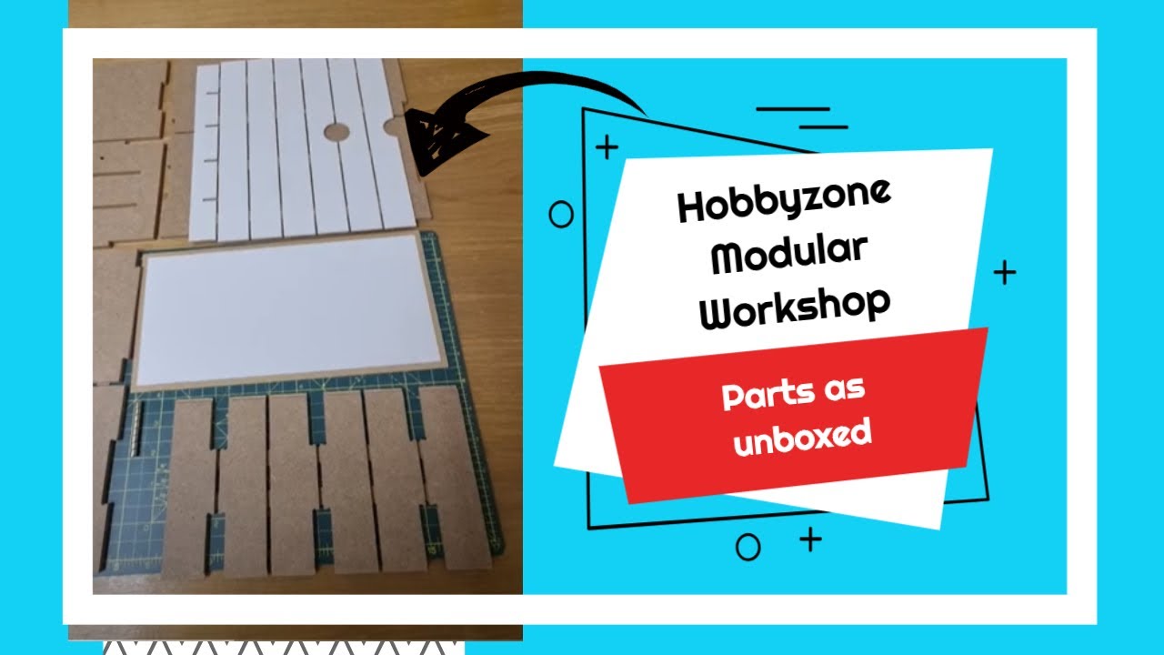 Hobbyzone Modular Workshop System parts as received - YouTube