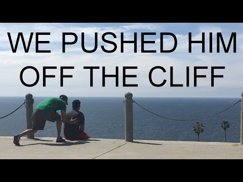 We Pushed him off the Cliff! (Vlog #12) - YouTube
