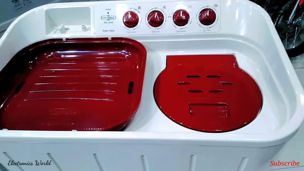 Super Asia Double Best Model Washing Machine in Urdu/Hindi - YouTube