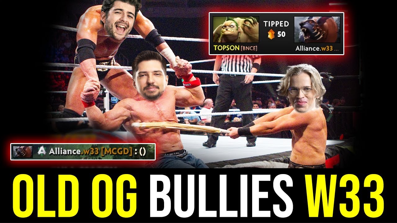 Topson & Ceb BULLYING W33ha in Ranked - CLASSIC OG DOTA! - YouTube