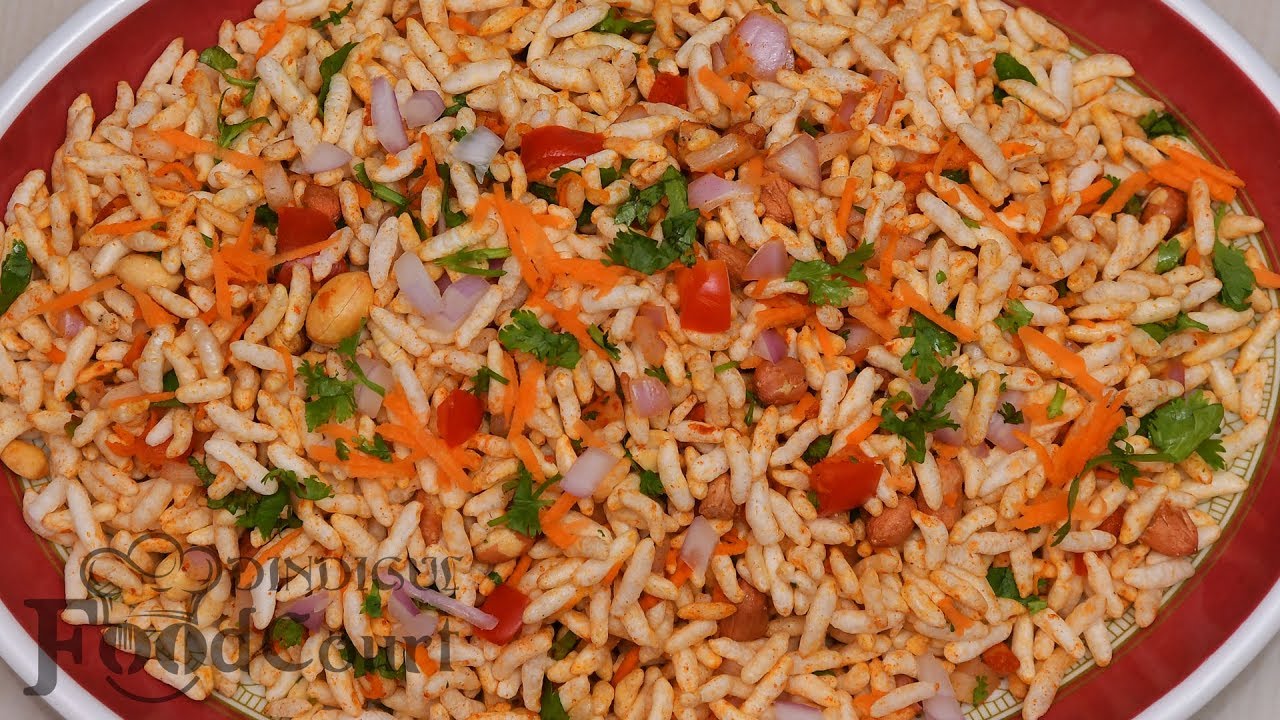 Masala Pori/ Spicy puffed rice/ Street style kara pori - YouTube