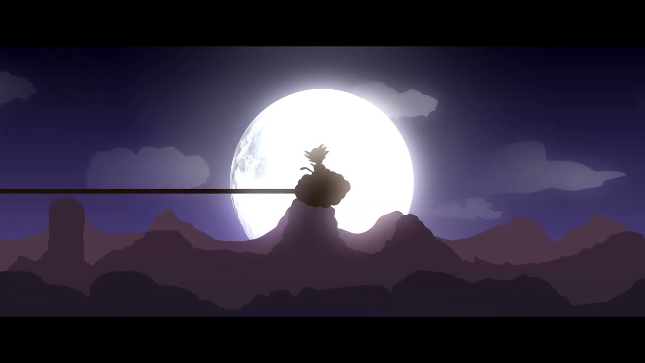 kid goku riding nimbus cloud dragon ball PC Live Wallpaper - YouTube