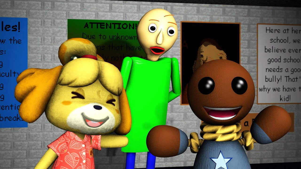 [SFM BALDI] NEW Baldi's Basic In Learning PLUS KICK THE BUDDY RETURNS ...
