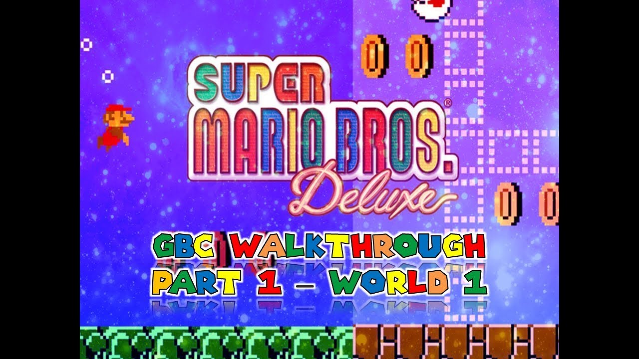 Super Mario Bros Deluxe GBC Walkthrough Part 1 – World 1 - YouTube