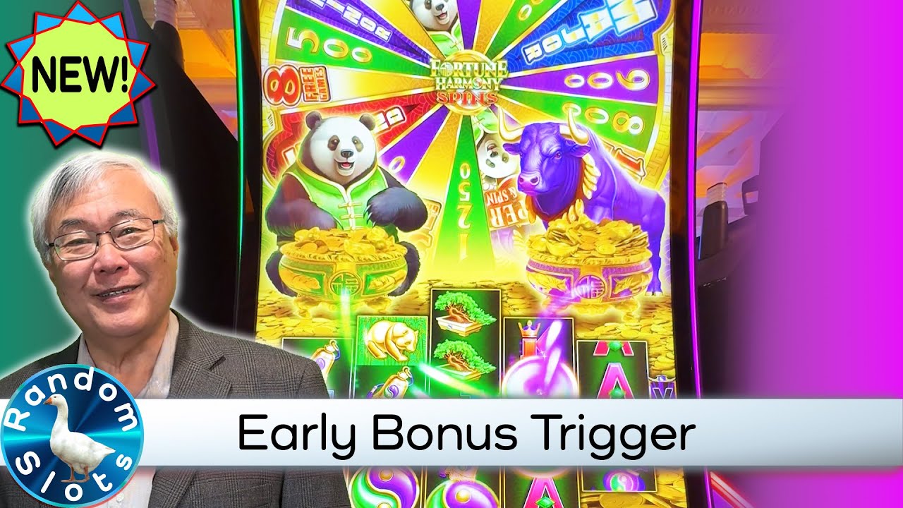 Fortune Harmony Spins Super Ox & Panda Slot Machine Bonus - YouTube