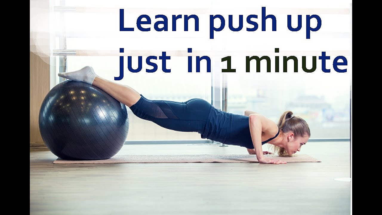 Learn push-up just in 1 minute ||The perfect push || push up for ...