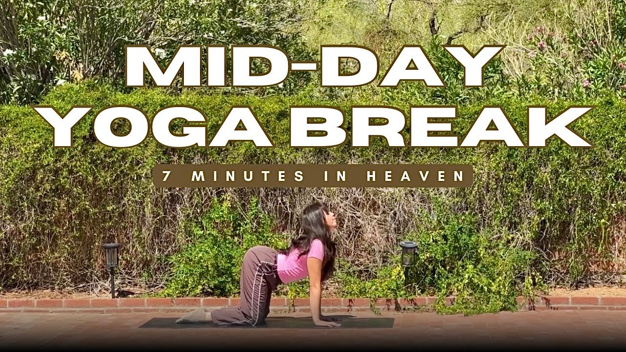 7 Min Afternoon Yoga Break - YouTube