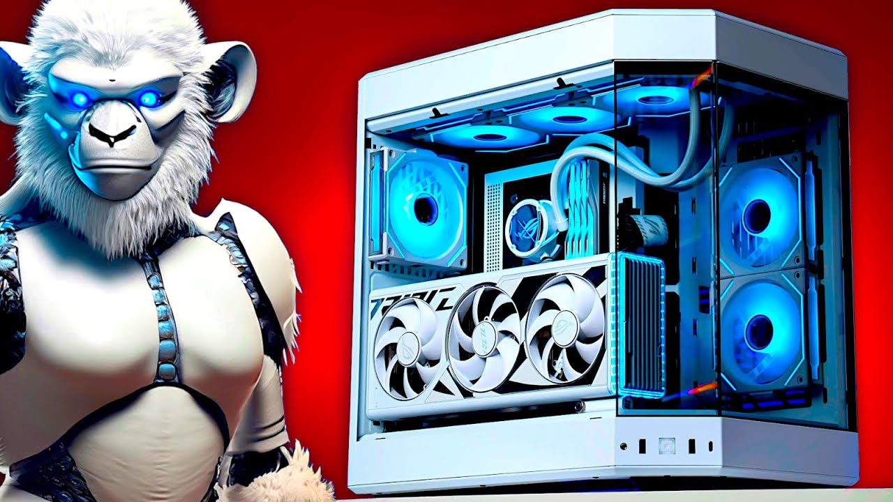 AMD 7600x & RTX 4070 Gaming PC Build - CYBORG YETI - YouTube