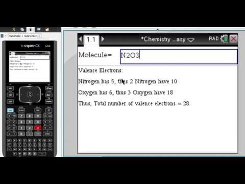 Find Valence Electrons of a molecule step by step using Chemistry made ...
