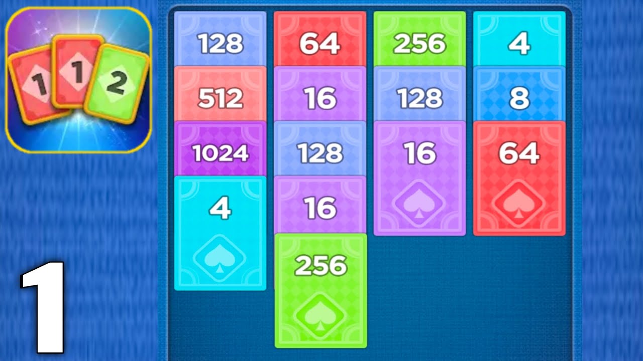 Merge Card Puzzle - Gameplay Walkthrough Part 1 All Levels (Android ...