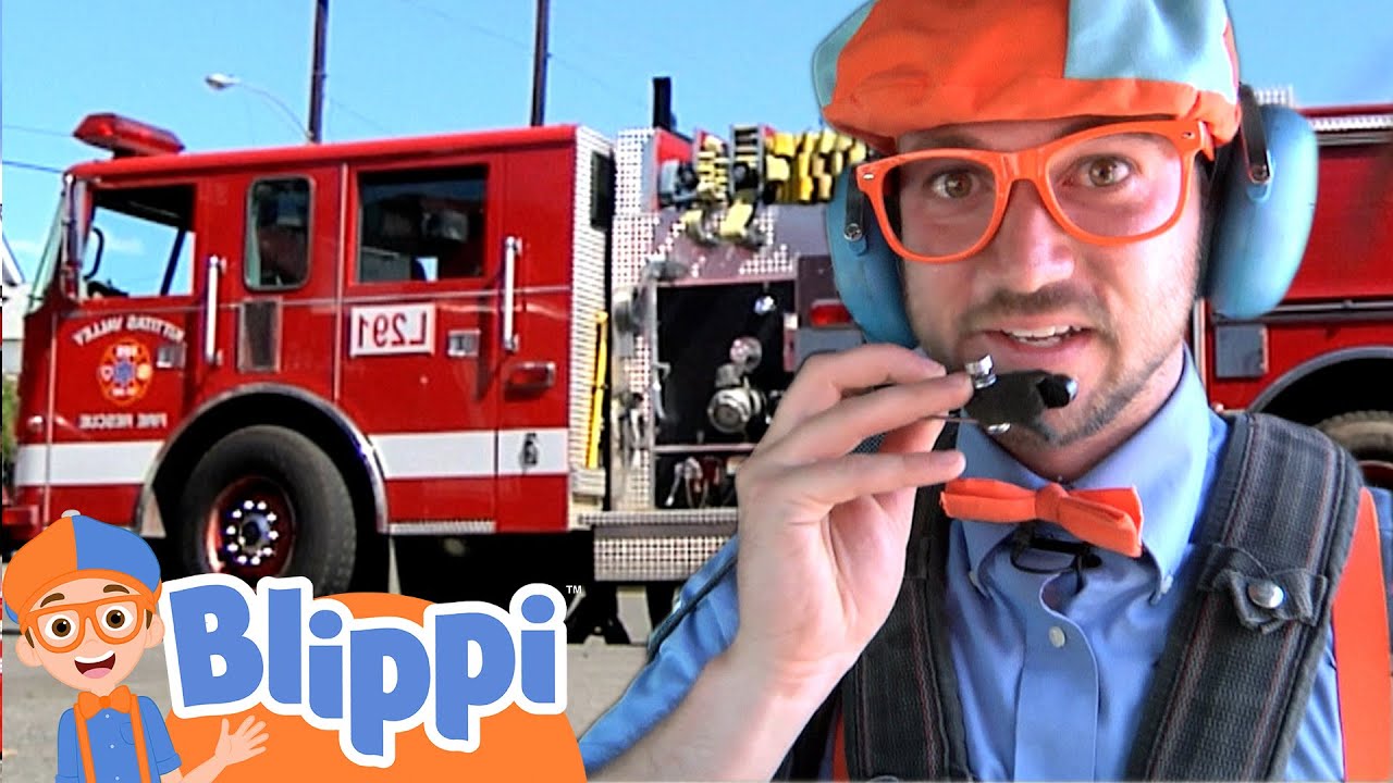 Blippi Explores a Fire Truck! | Best of Blippi! | Vehicles for Kids ...