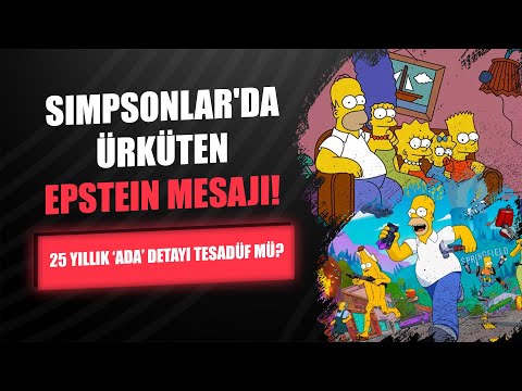 Simpsonlar'da ürküten Epstein mesajı! 25 yıllık ‘ada’ detayı tesadüf mü?