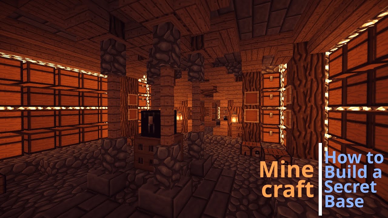 Minecraft: How To Build a Secret Base Tutorial - YouTube