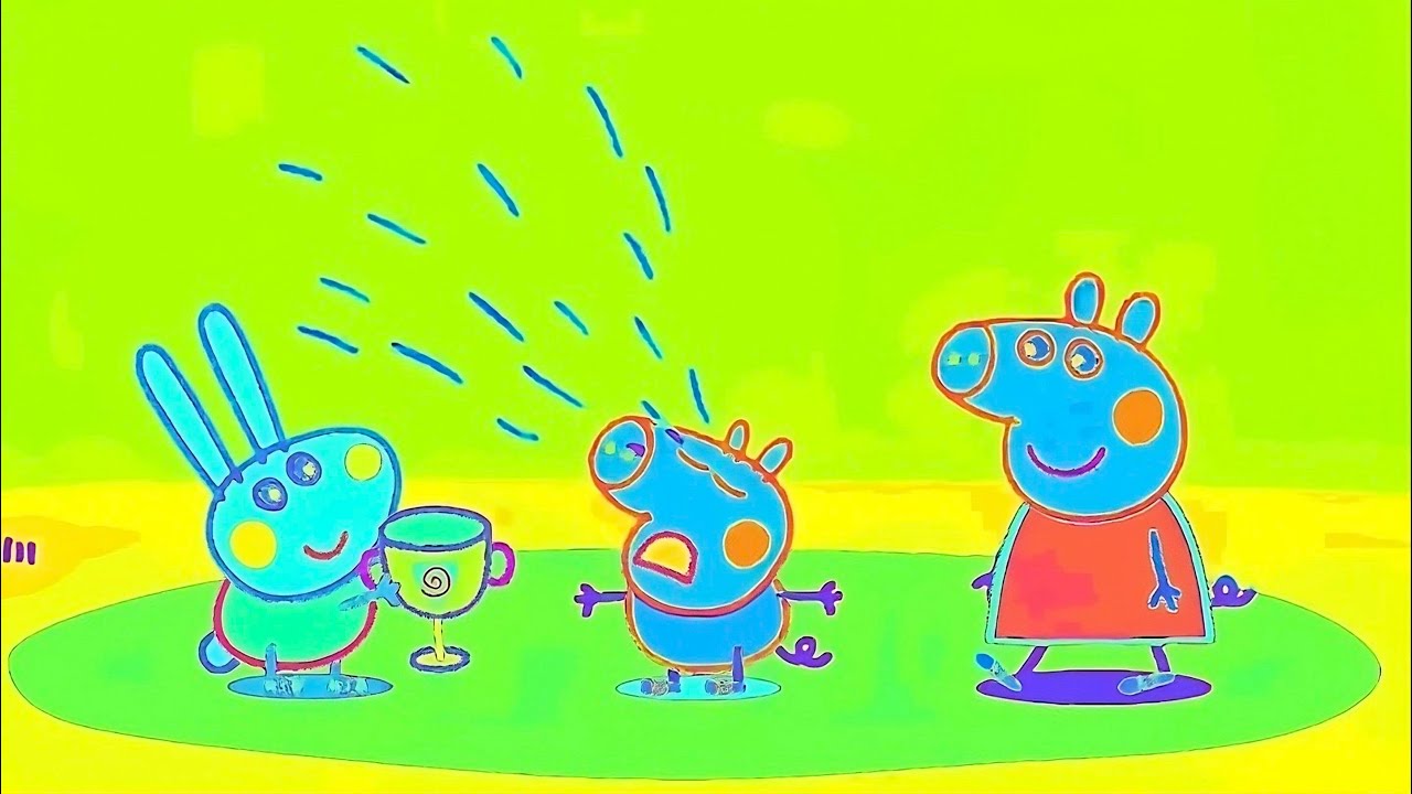 George Pig Crying Loses The Race | Peppa Pig Video Effects (Edge,Cinema ...