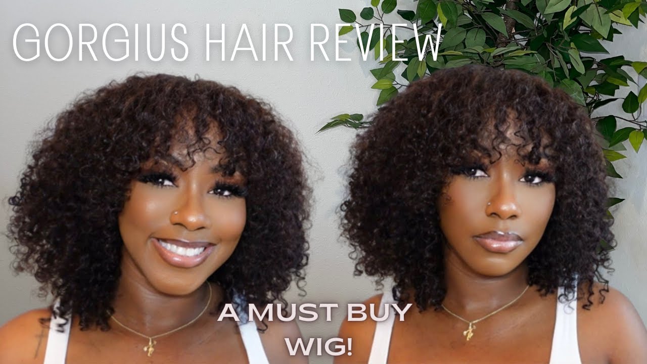 5 Mins Throw & Go Wig Install | Gorgius Hair Wig Review | No Lace, No ...