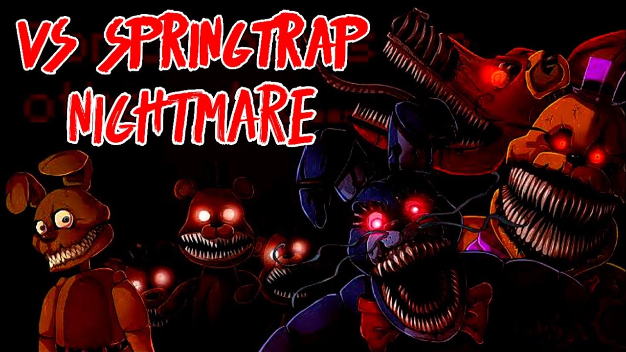 Vs. Springtrap Nightmare Demo - (Five Nights at Freddy's 3) - (FNF Mod ...