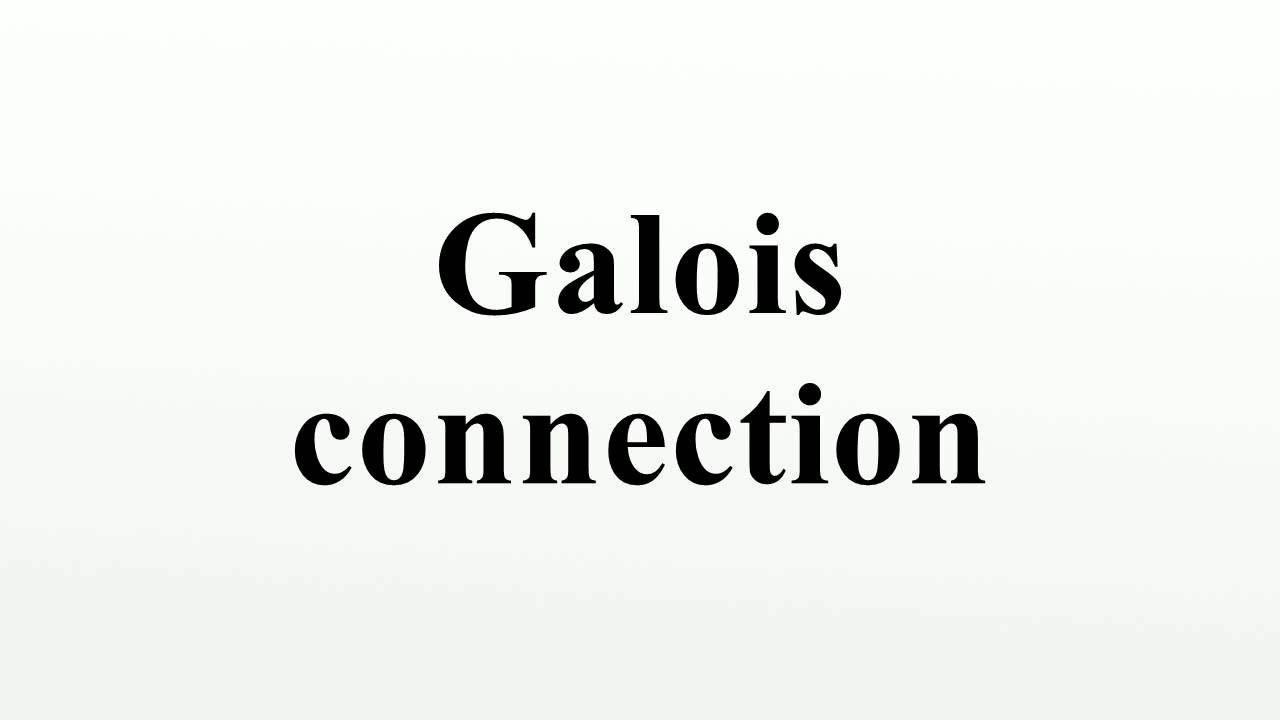 Galois connection - YouTube
