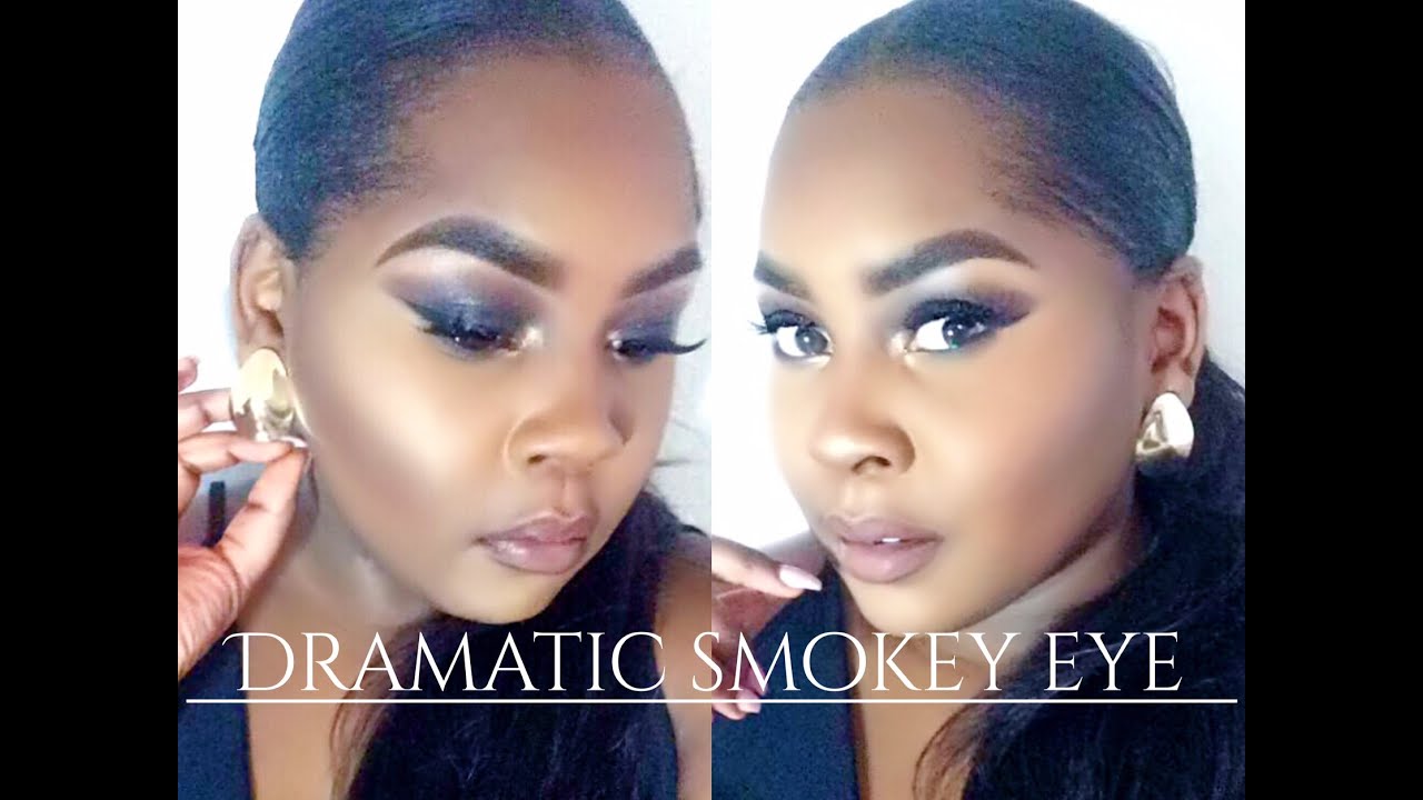 GRWM: Dramatic Smokey Eye & Nude Lips | Night out Makeup w/ It’s ...